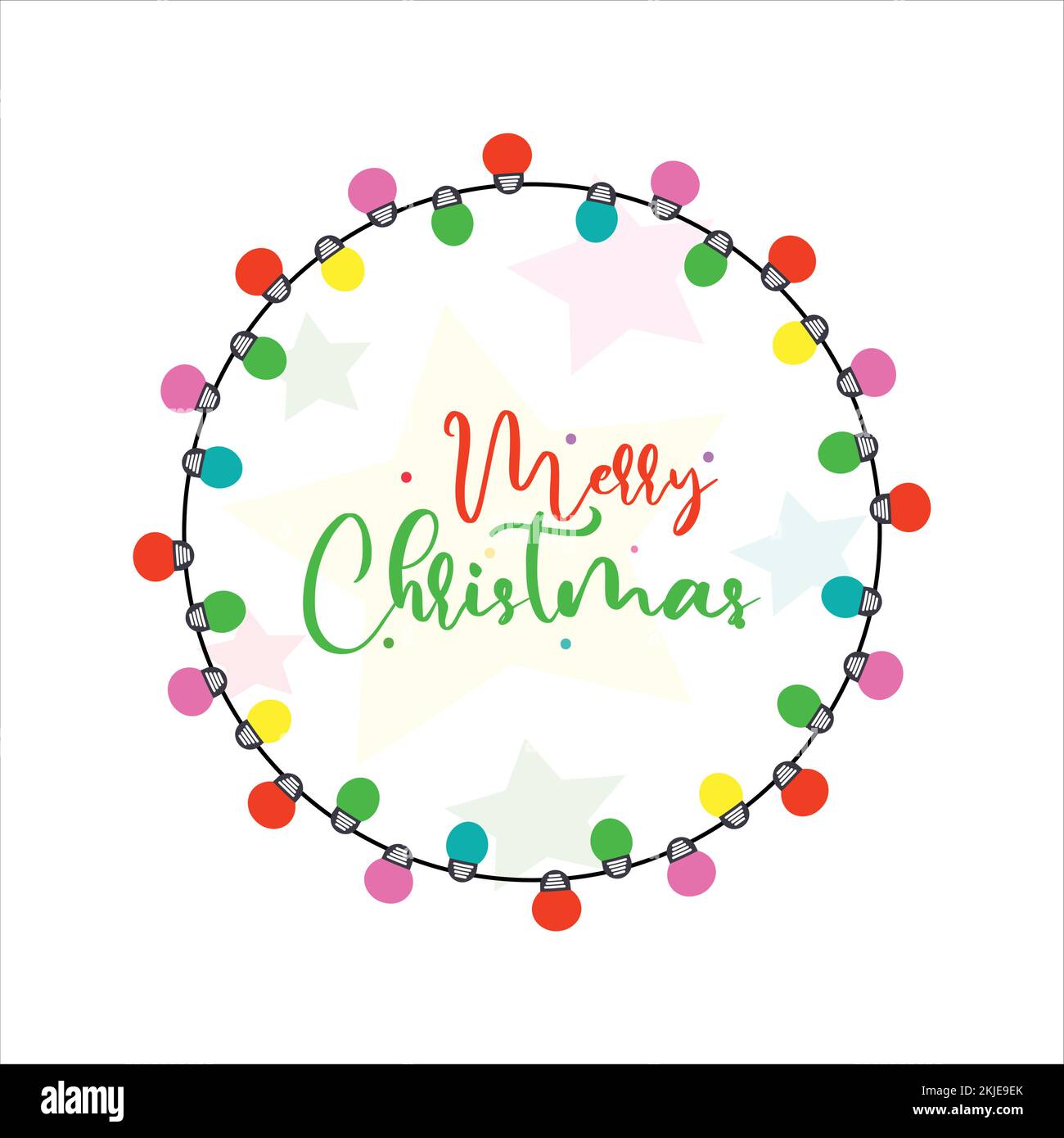 Illuminated by christmas lights Stock Vector Images - Alamy