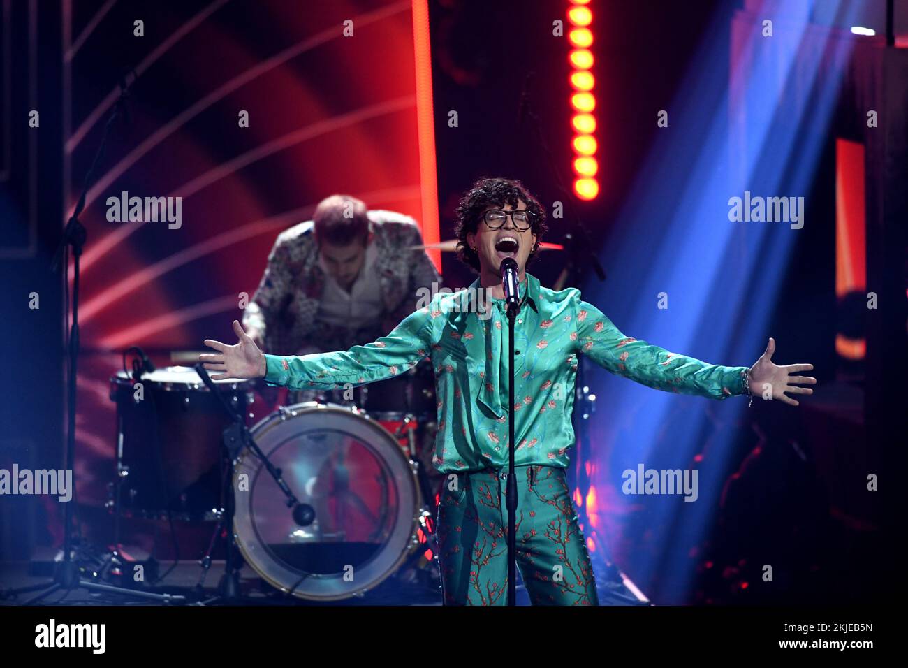 Milan, Italy. 25th Nov, 2022. Milan, X Factor Live 2022 TV broadcast ...