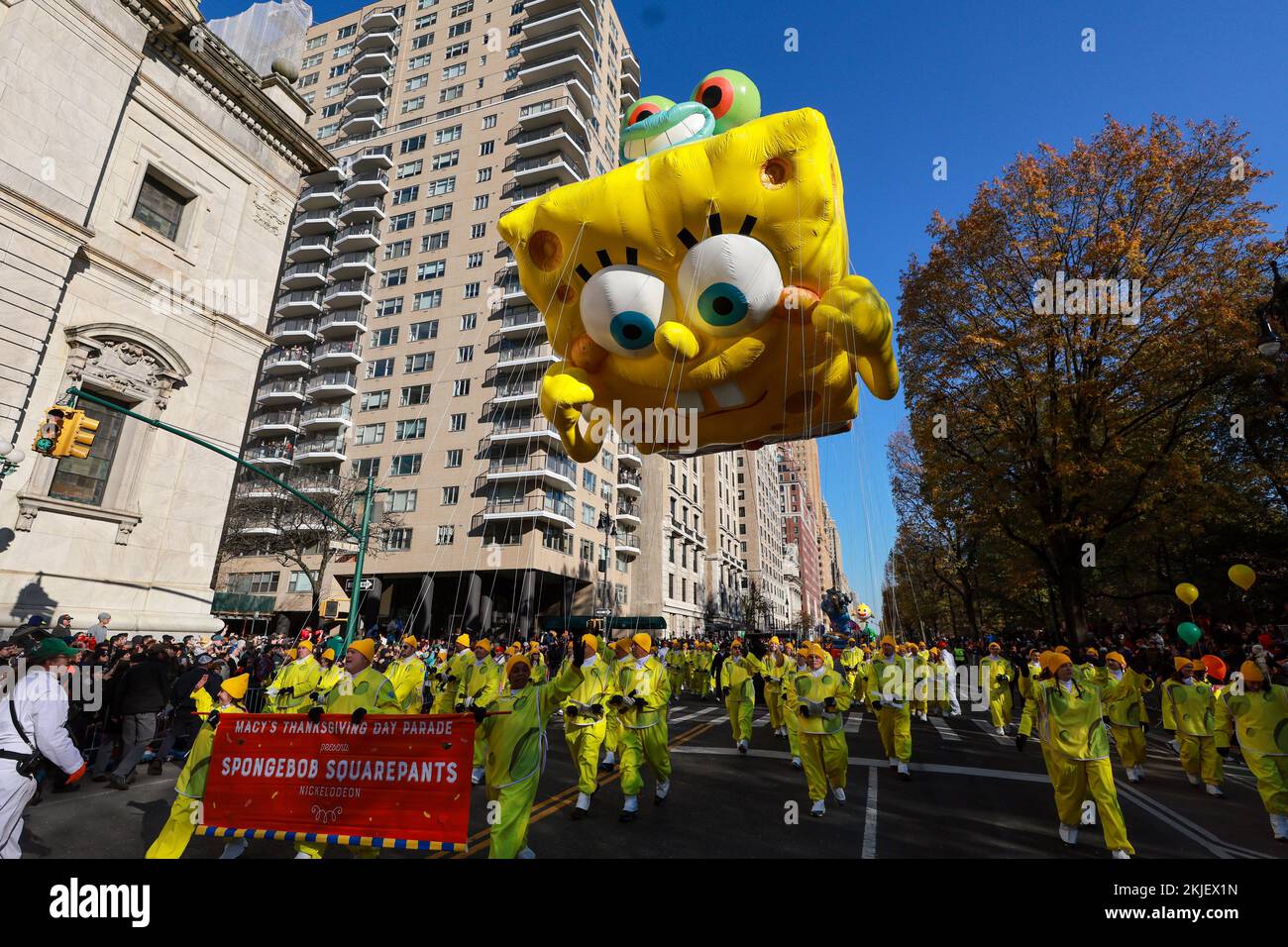 NEW YORK, NEW YORK - November 24, 2022: Nickelodeon’s SpongeBob ...