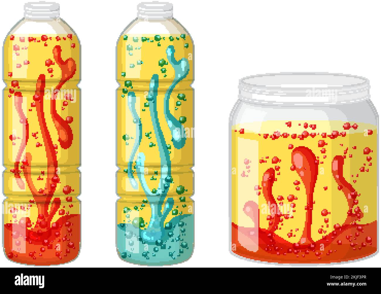 Lava lamp science experiment illustration Stock Vector Image & Art - Alamy