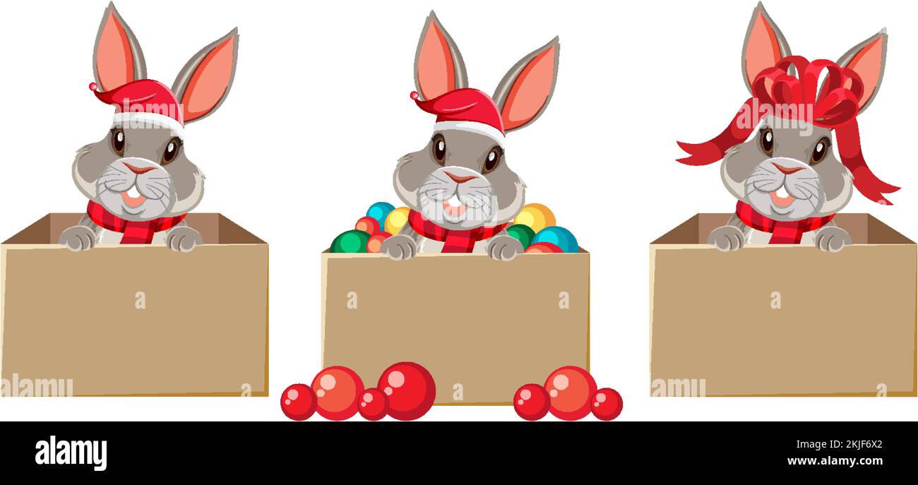 Three gift boxes in Cut Out Stock Images & Pictures - Alamy