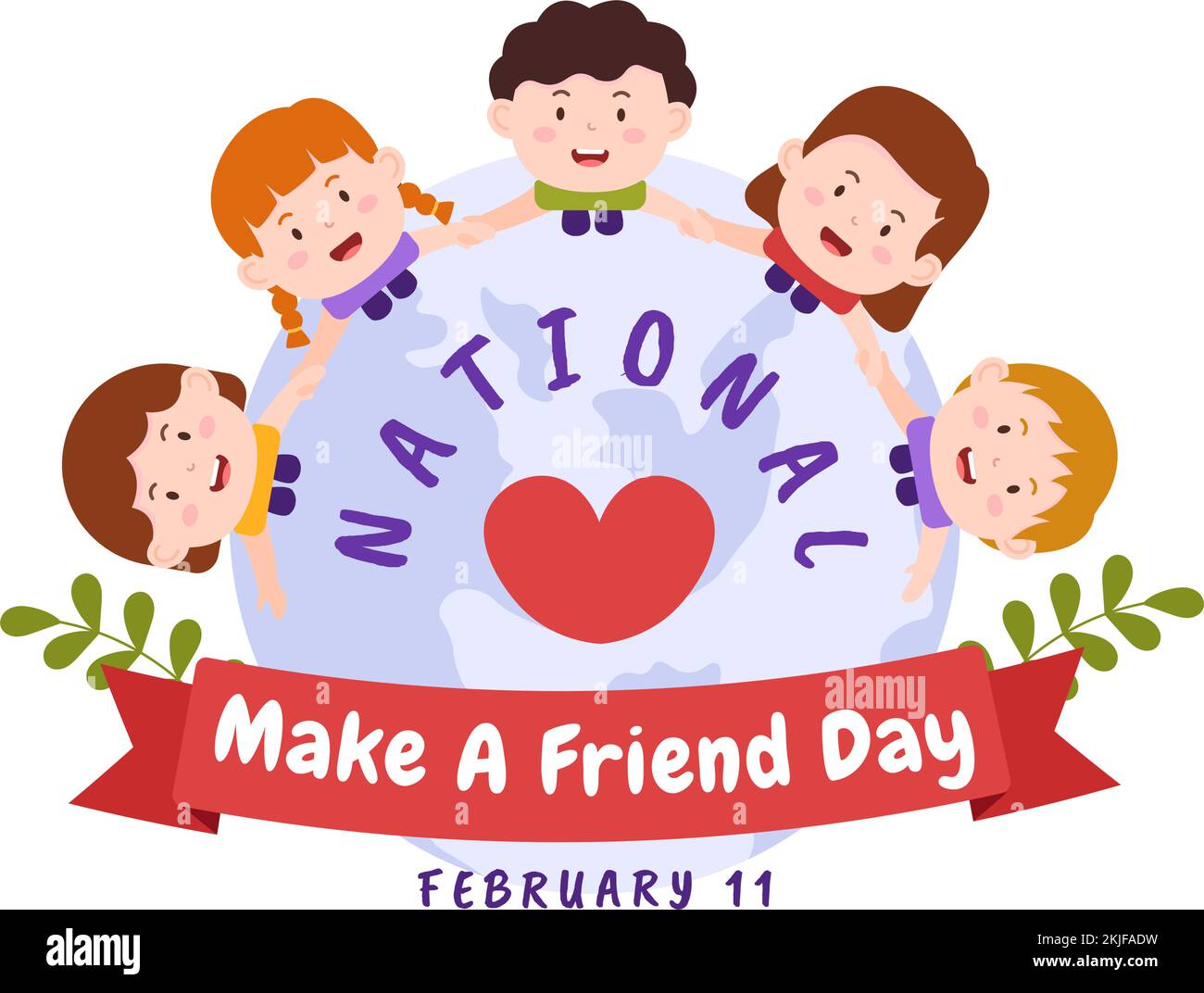 National Make a Friend Day Observed on February 11th to Kids Meet ...