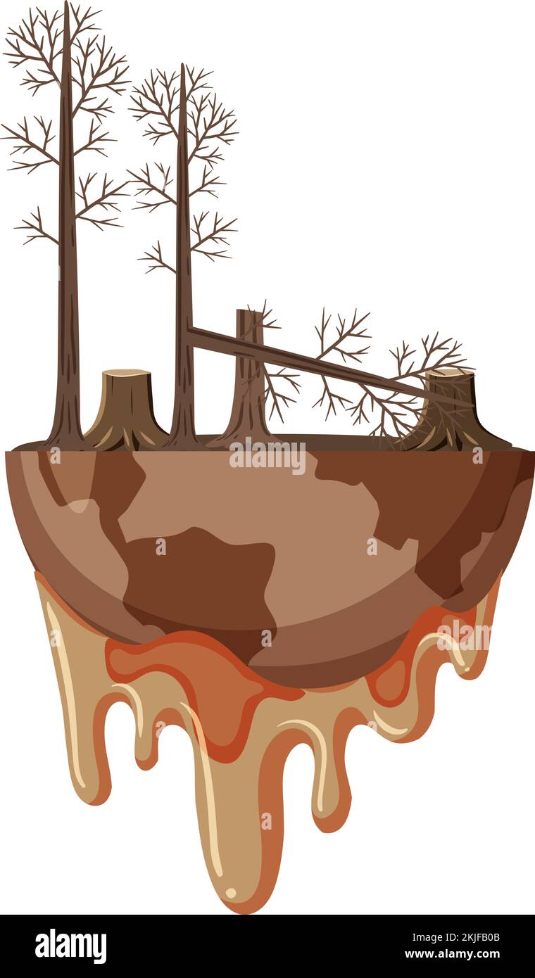 Drought stricken area Stock Vector Images - Alamy