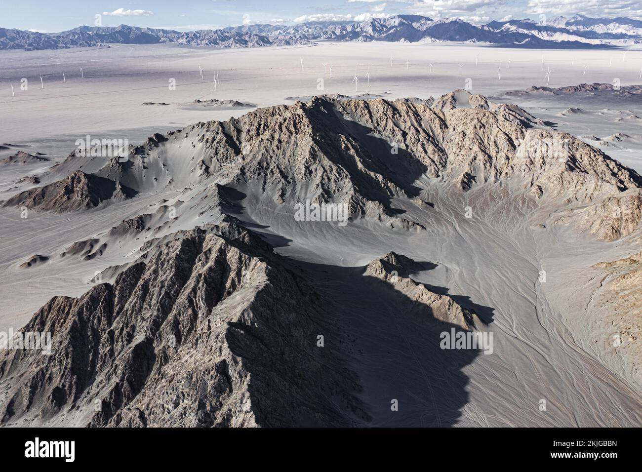 Aerial photos show the most moon-like place on earth—Heidu Mountain in ...
