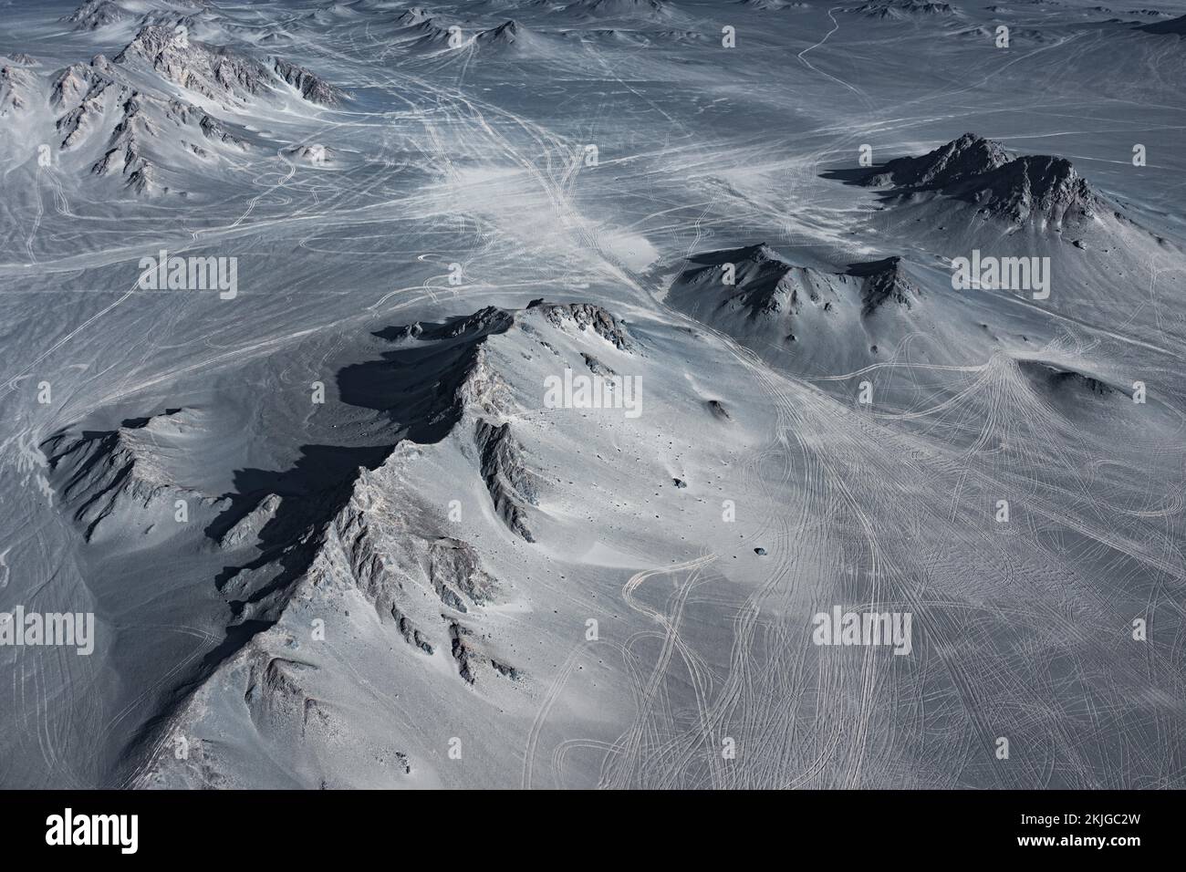 Aerial photos show the most moon-like place on earth—Heidu Mountain in ...
