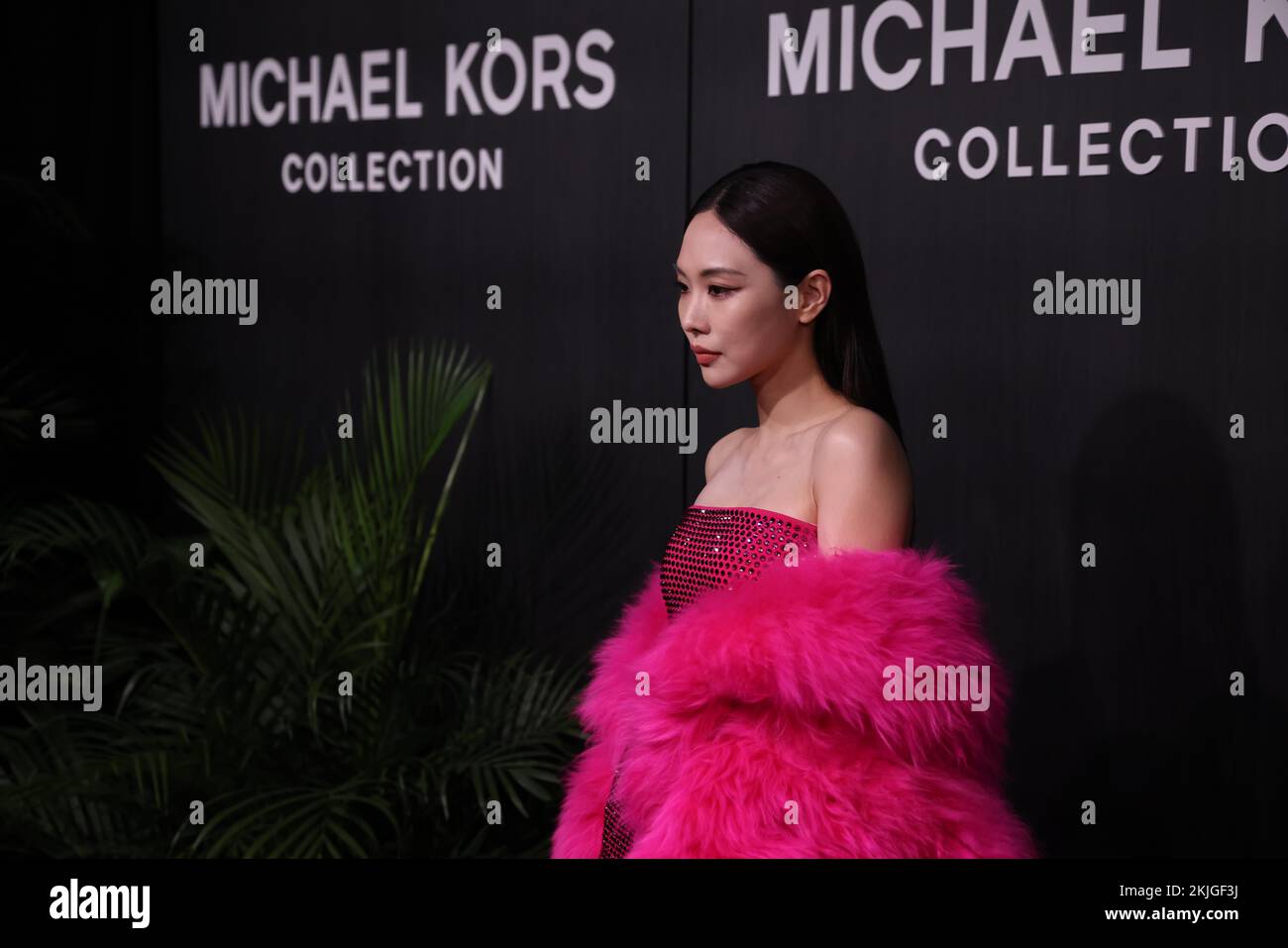 Chinese singer and actress Fei attended the red carpet of the Michael ...