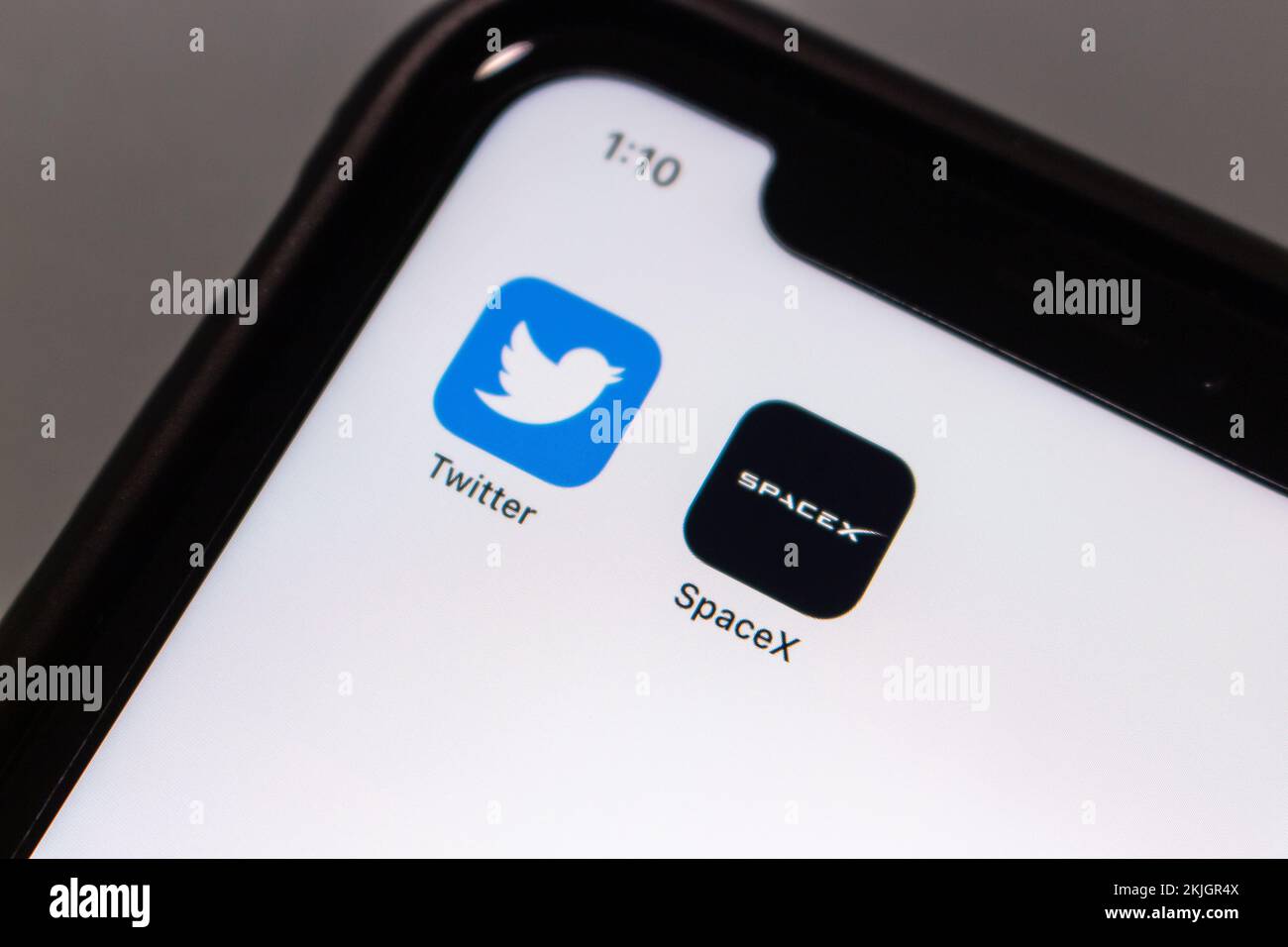 Twitter spacex hi-res stock photography and images - Alamy