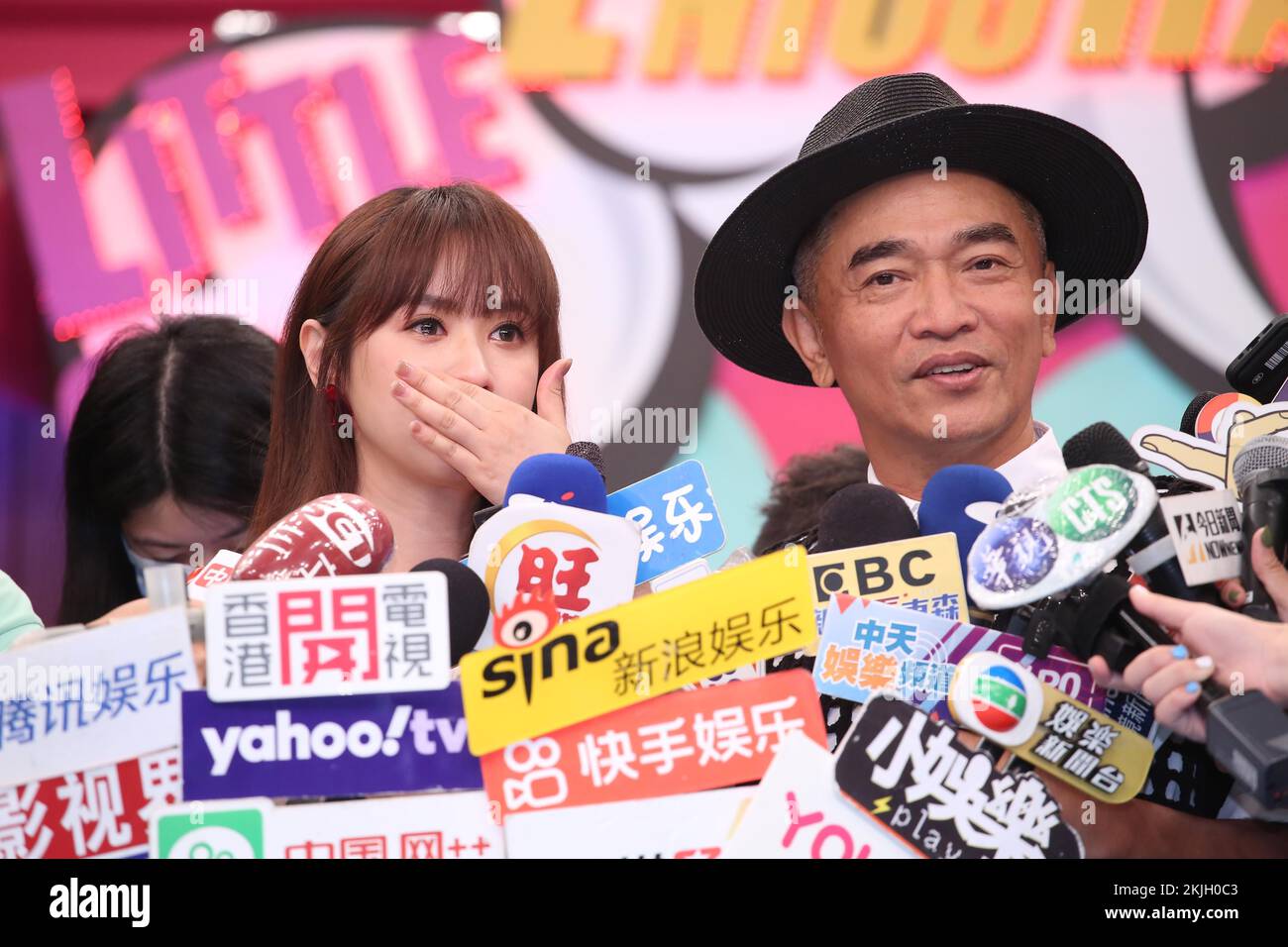 Taiwanese television show host, singer, and actor Jacky Wu and his ...
