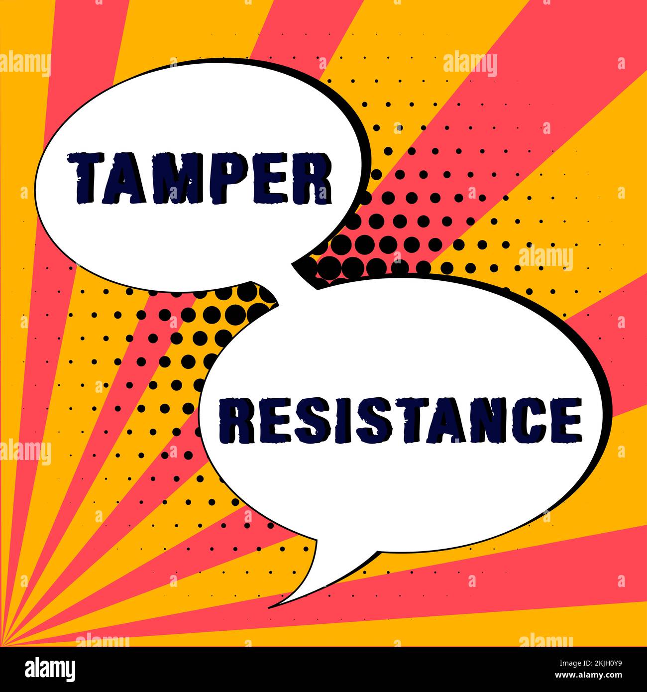 Text showing inspiration Tamper Resistance, Business showcase resilent ...
