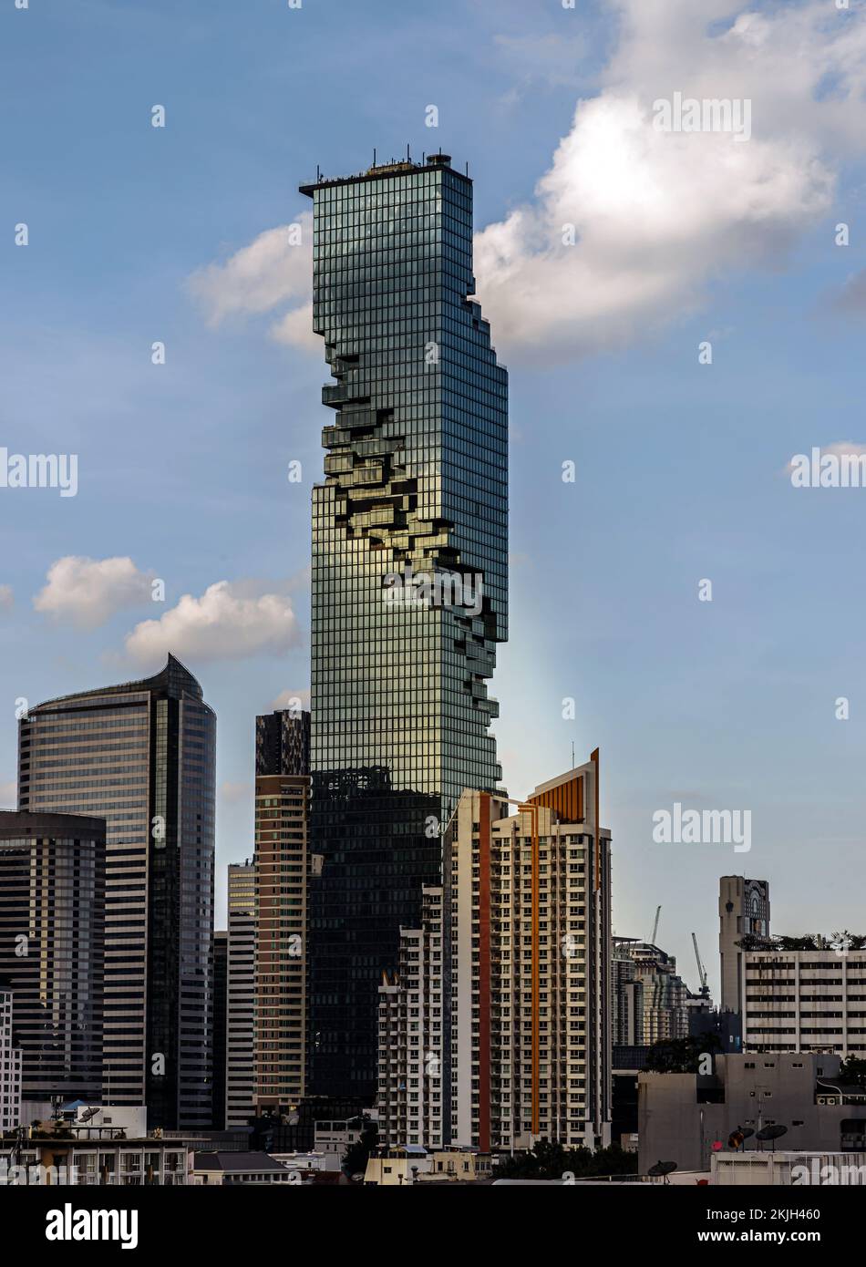 Bangkok, Thailand - 11 Nov 2022 : Architectural exterior view of King ...