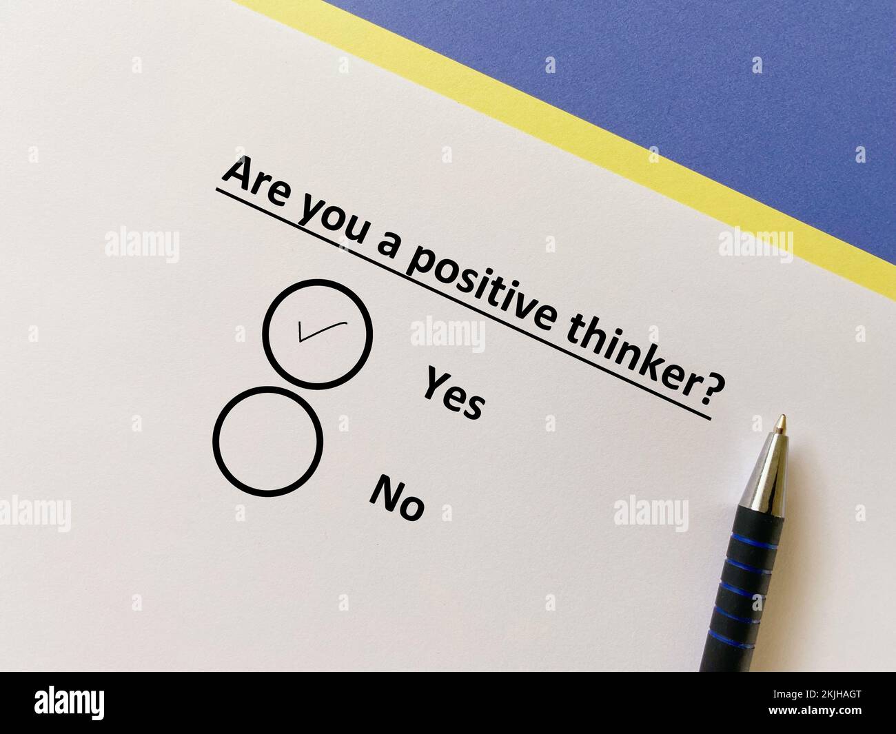 Positive thinker hi-res stock photography and images - Alamy