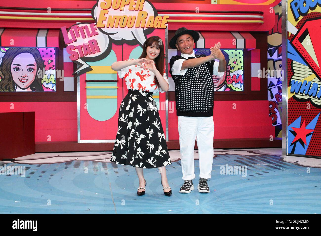 Taiwanese television show host, singer, and actor Jacky Wu and his ...