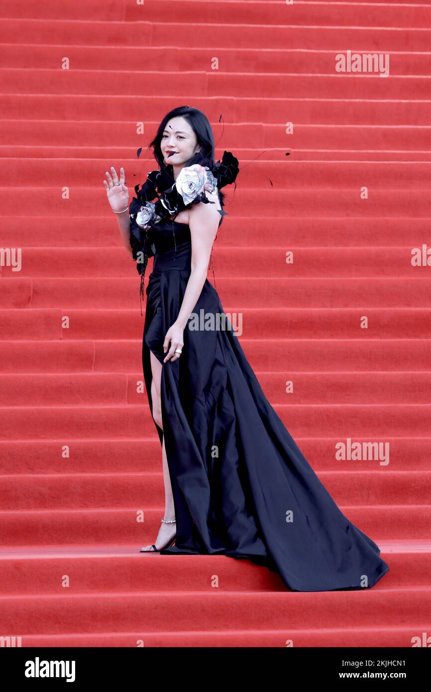 Chinese actress and philanthropist Yao Chen was on the red carpet of the 12th Beijing ...