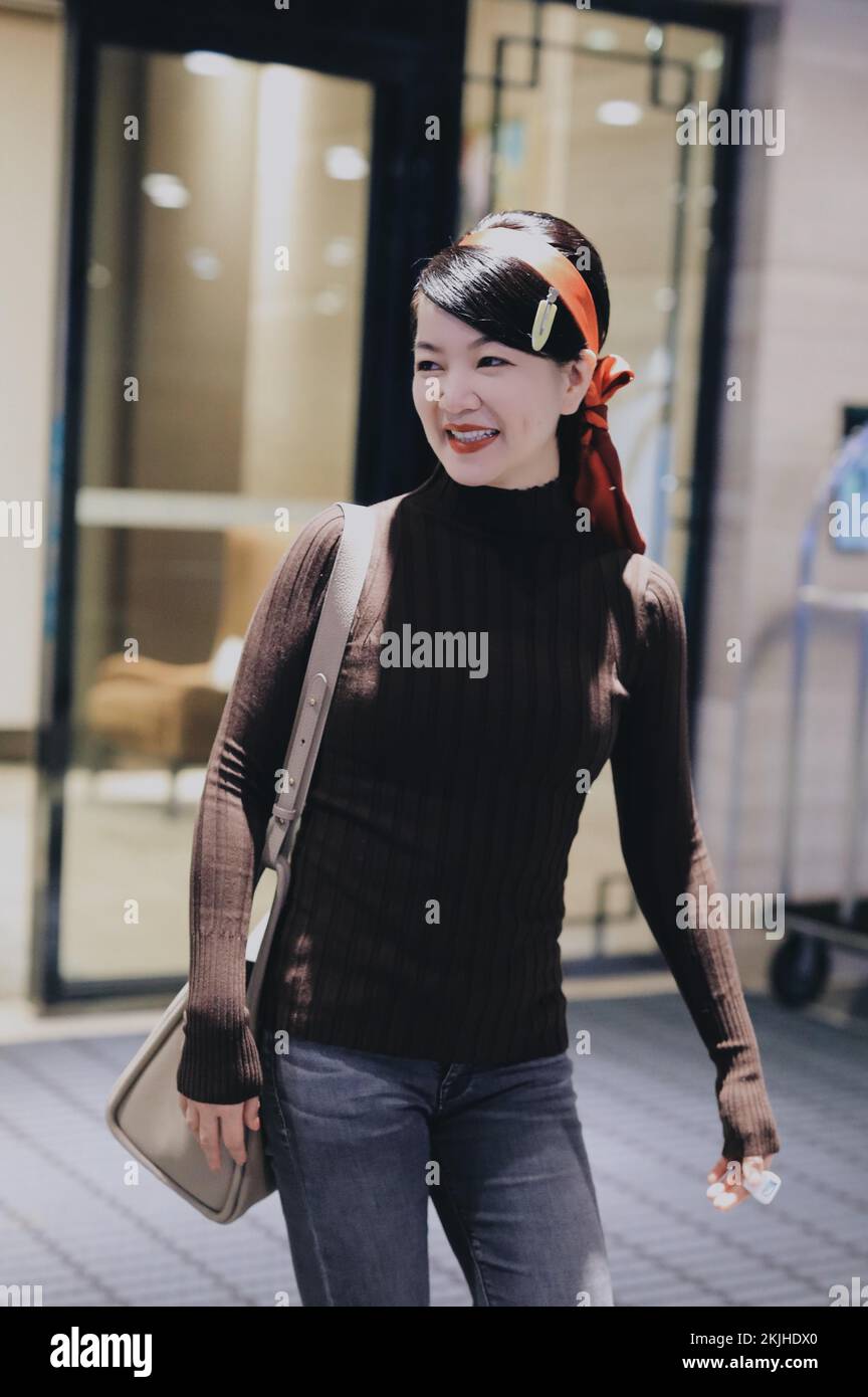 Taiwanese television host, singer and actress Aya Liu was on the way to record the third season ...