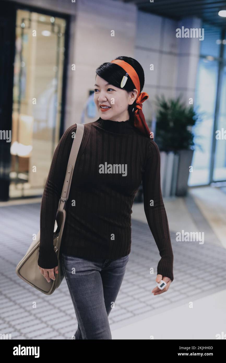 Taiwanese television host, singer and actress Aya Liu was on the way to ...
