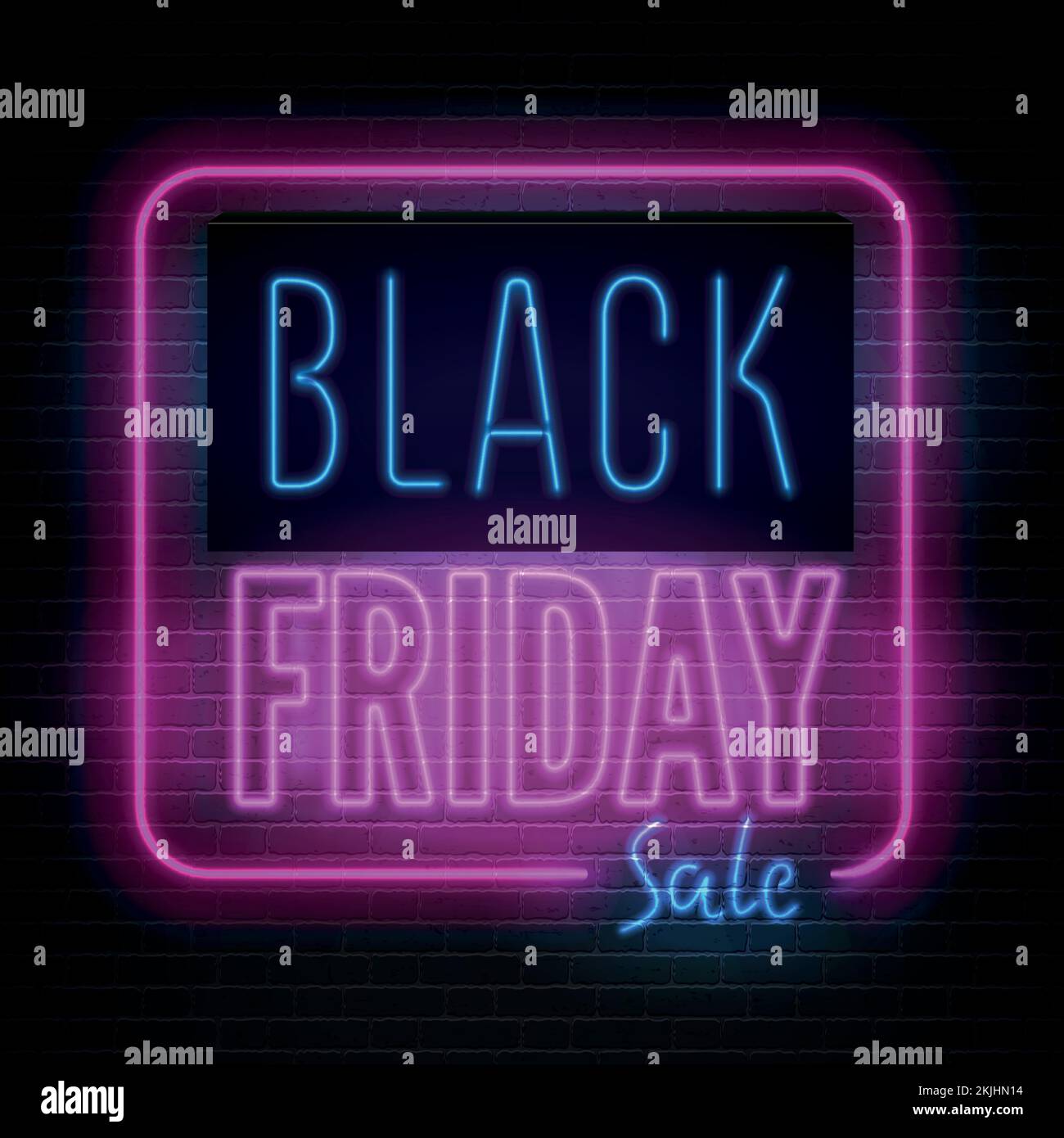 Friday neon Stock Vector Images - Alamy