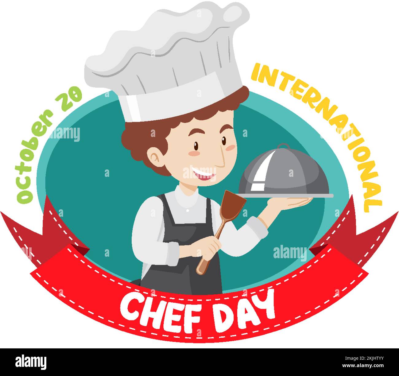 International Chef Day Poster Design illustration Stock Vector Image ...