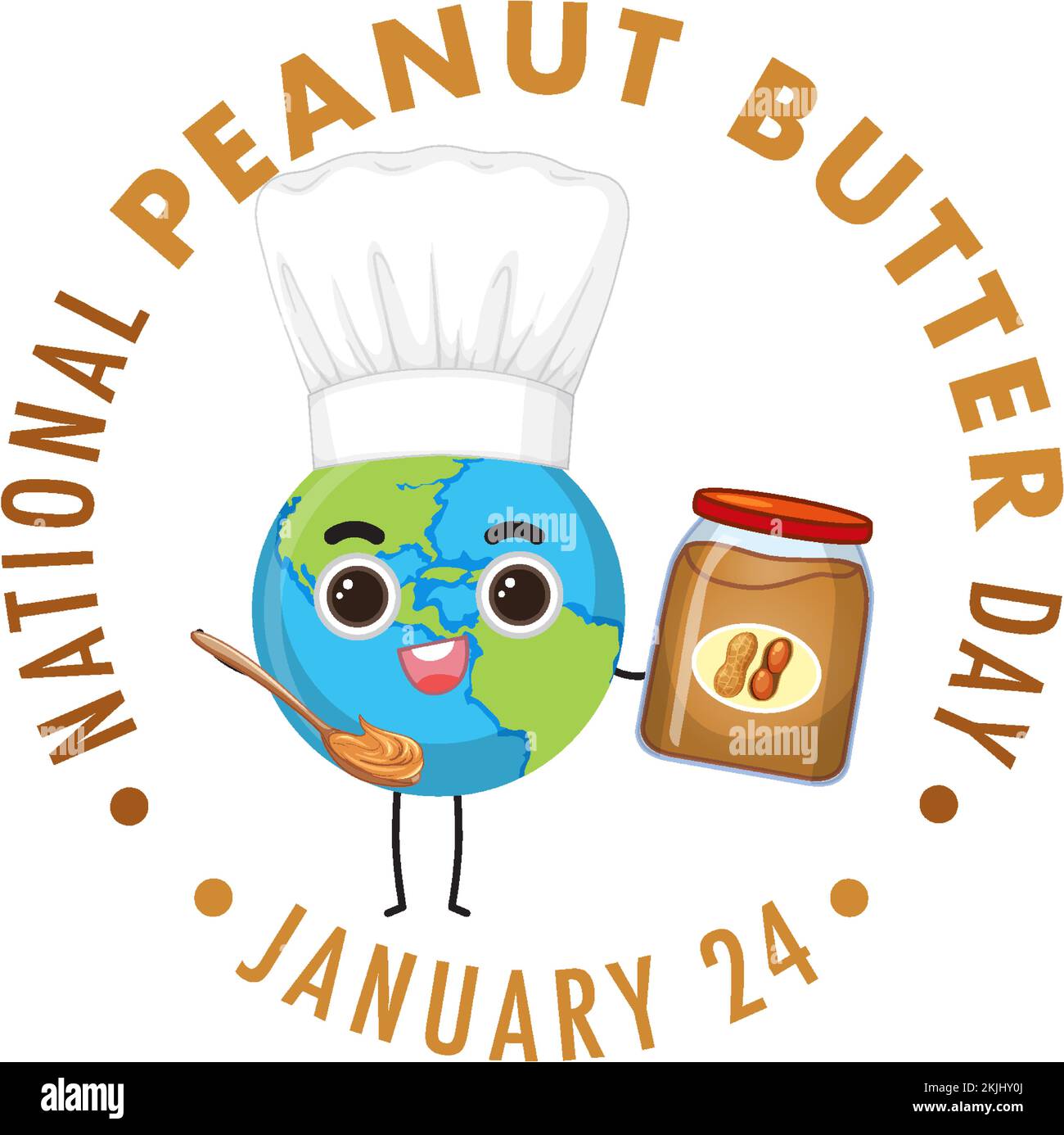 National Peanut Butter Day Banner Design illustration Stock Vector ...