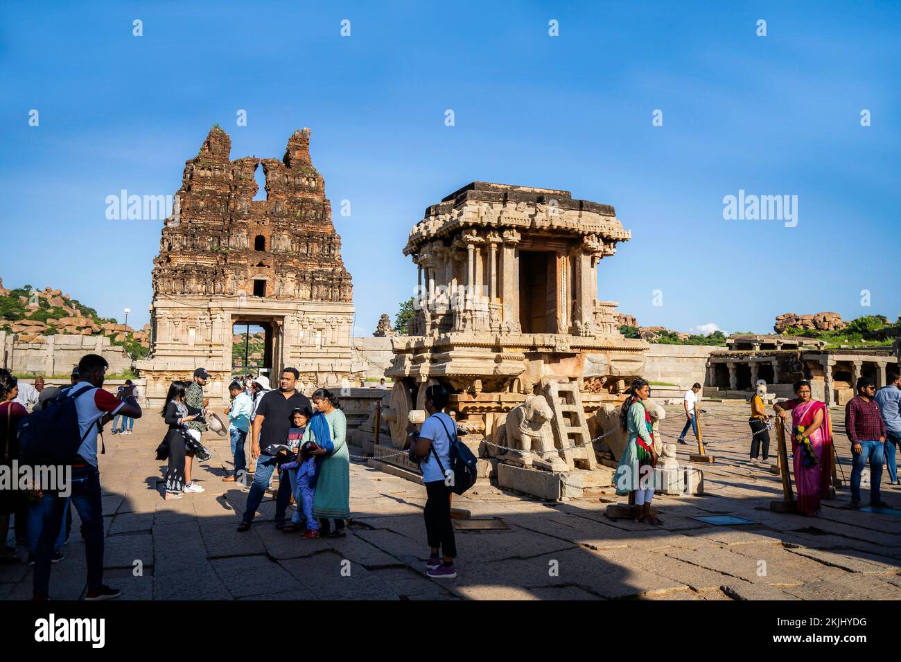 Karnataka’s tourism icon...The Stone Chariot, Hampi. Built by King ...