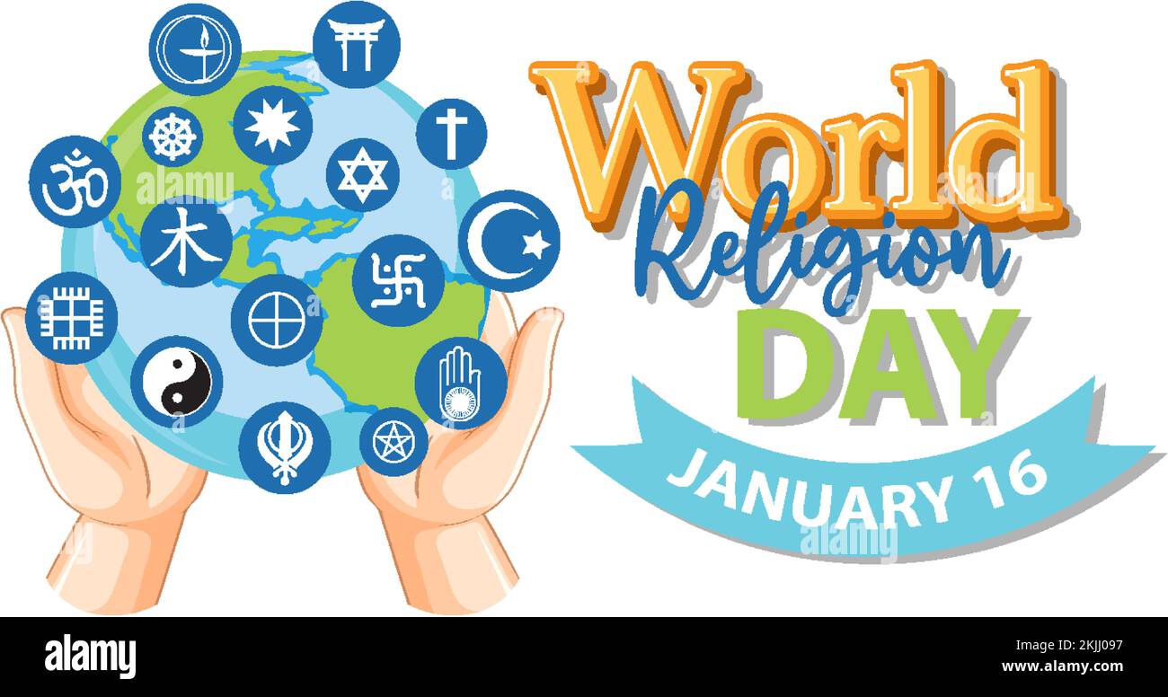 World religion day banner design illustration Stock Vector Image & Art ...