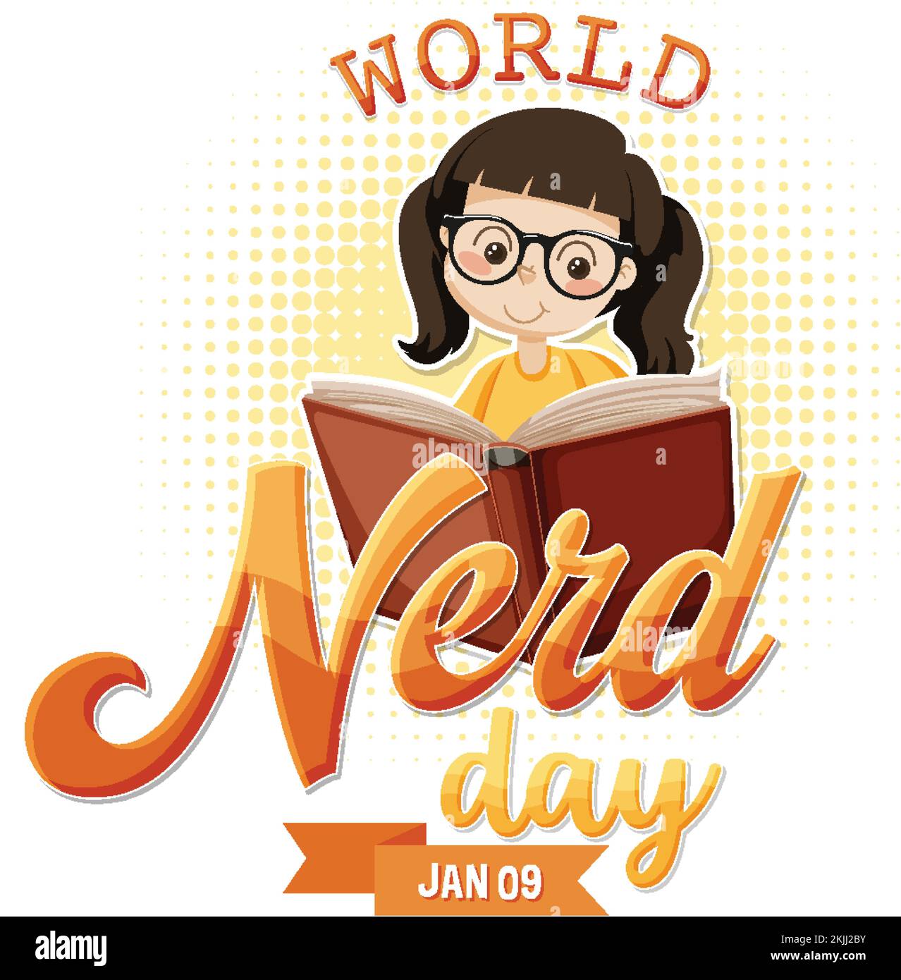 World nerd day banner design illustration Stock Vector Image & Art - Alamy