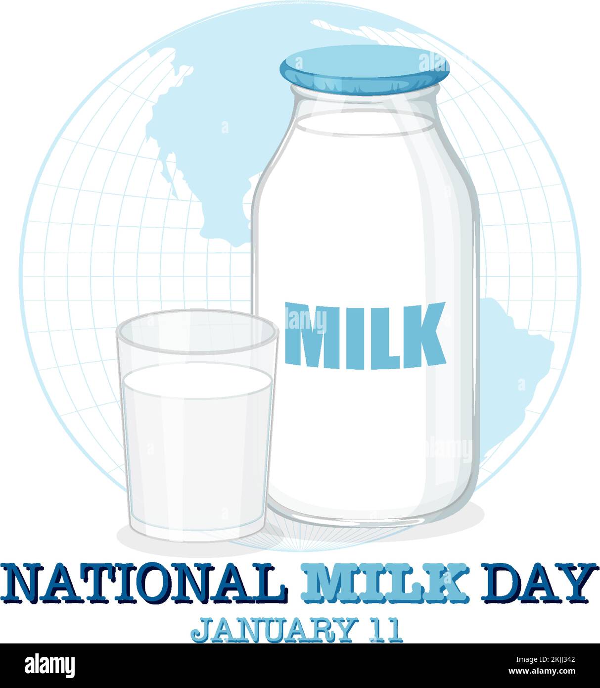 National Milk Day Banner Design illustration Stock Vector Image & Art ...