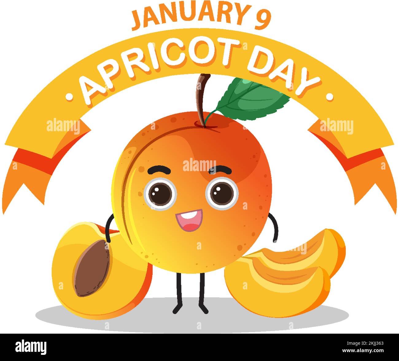 National apricot day icon illustration Stock Vector Image & Art - Alamy