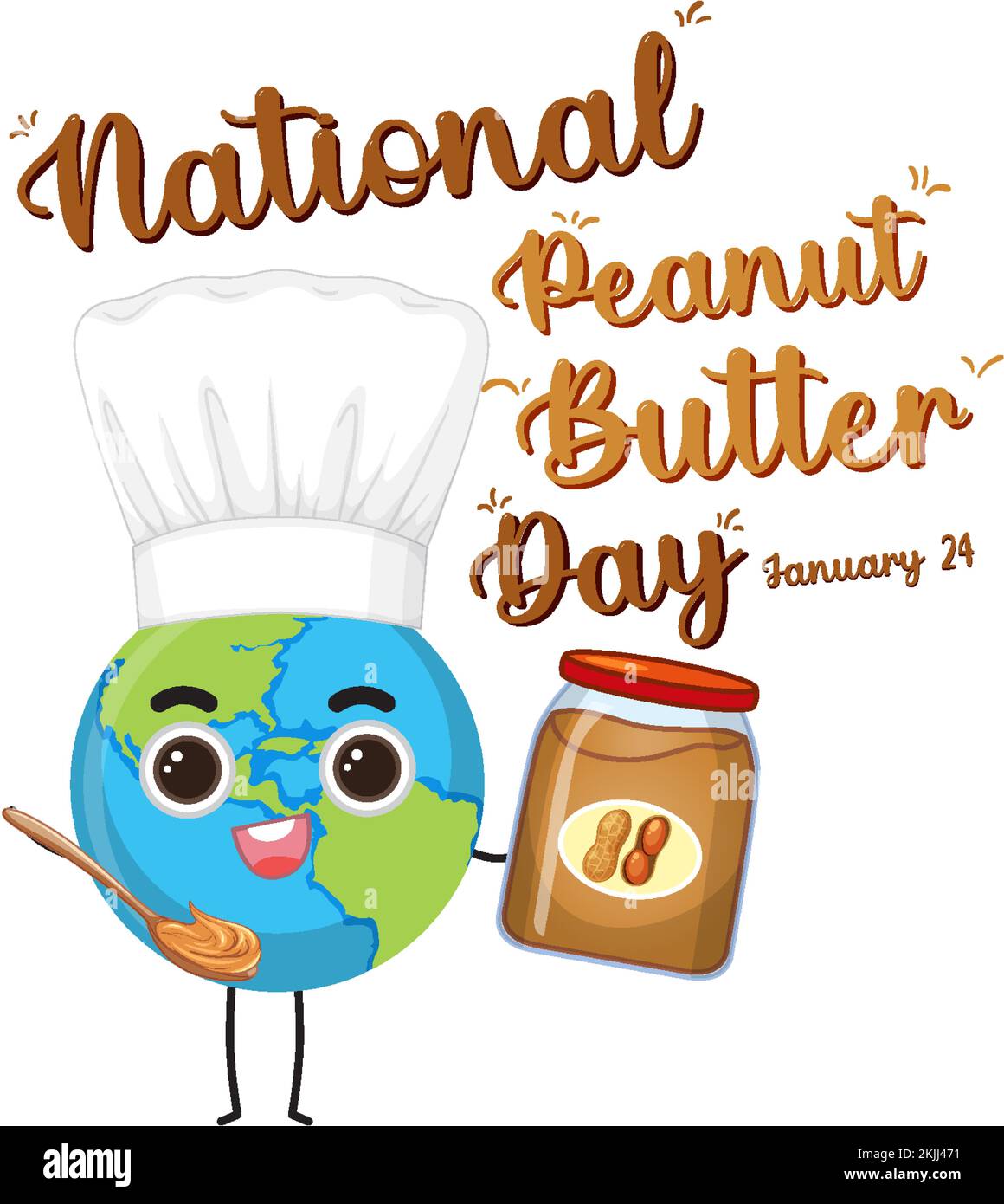National Peanut Butter Day Banner Design illustration Stock Vector ...