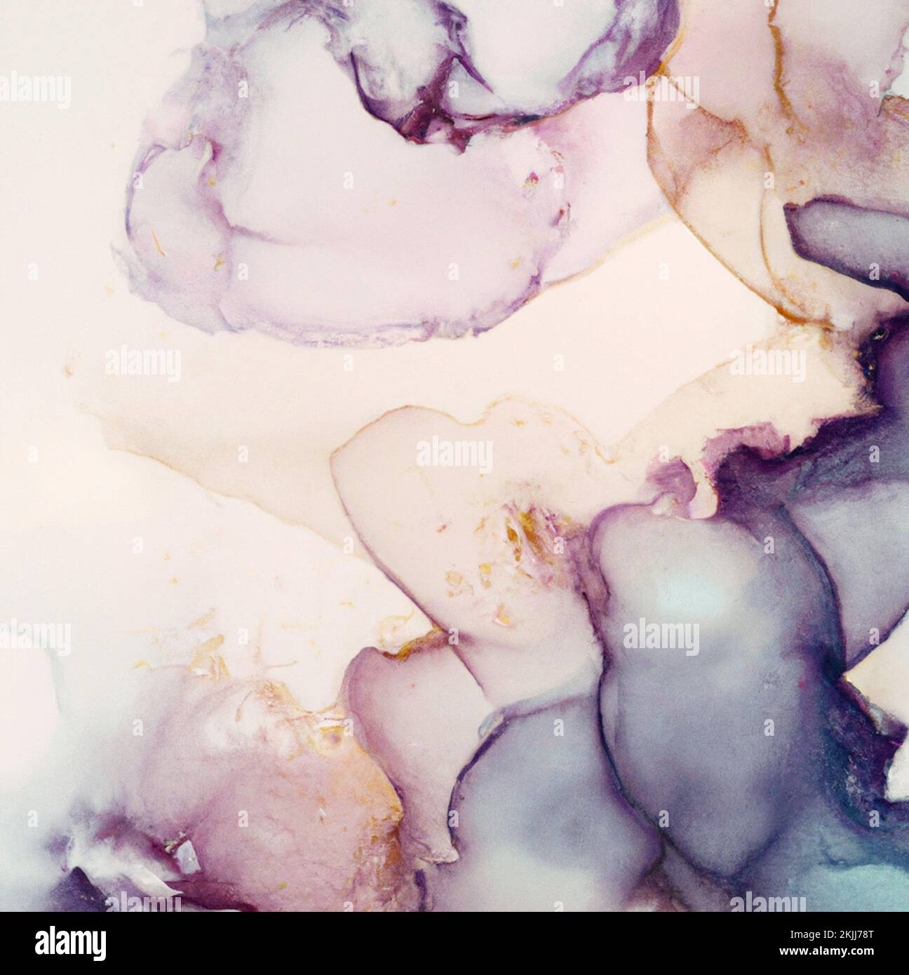 Alcohol ink illustration featuring transparent colors with hints of ...