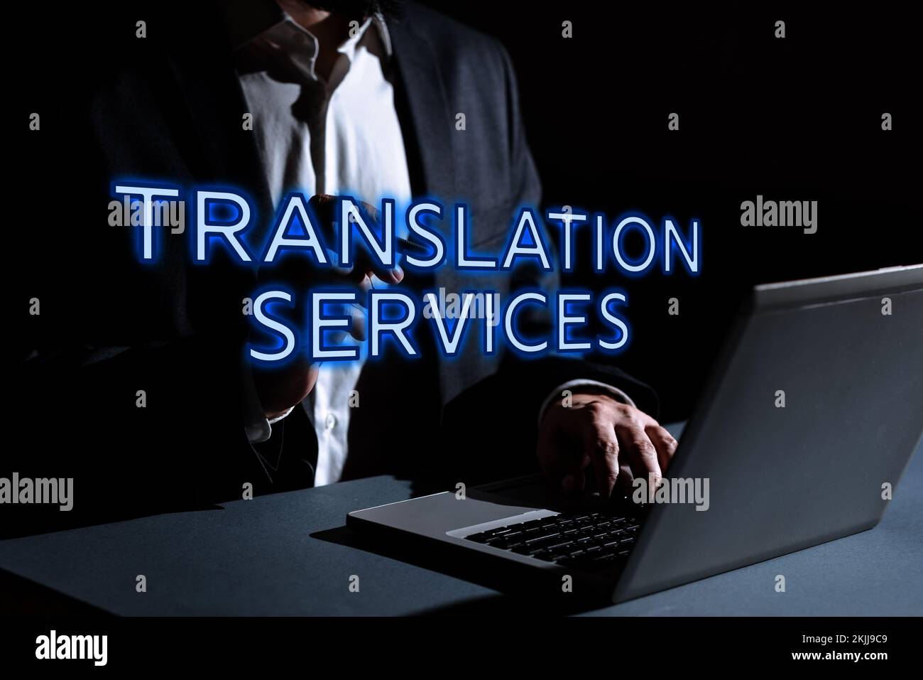 Inspiration showing sign Translation Services. Internet Concept ...