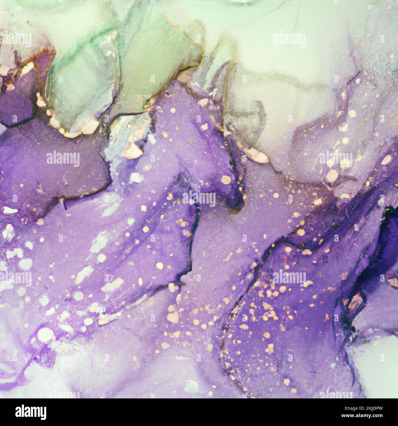 Alcohol ink illustration featuring transparent colors with hints of ...