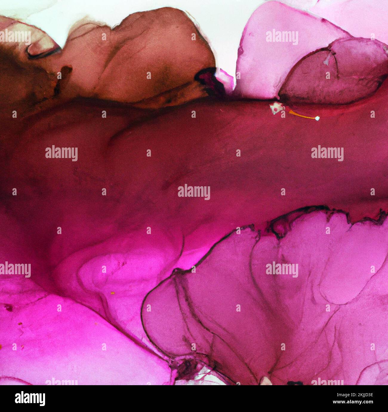 Alcohol ink illustration featuring transparent colors with hints of ...