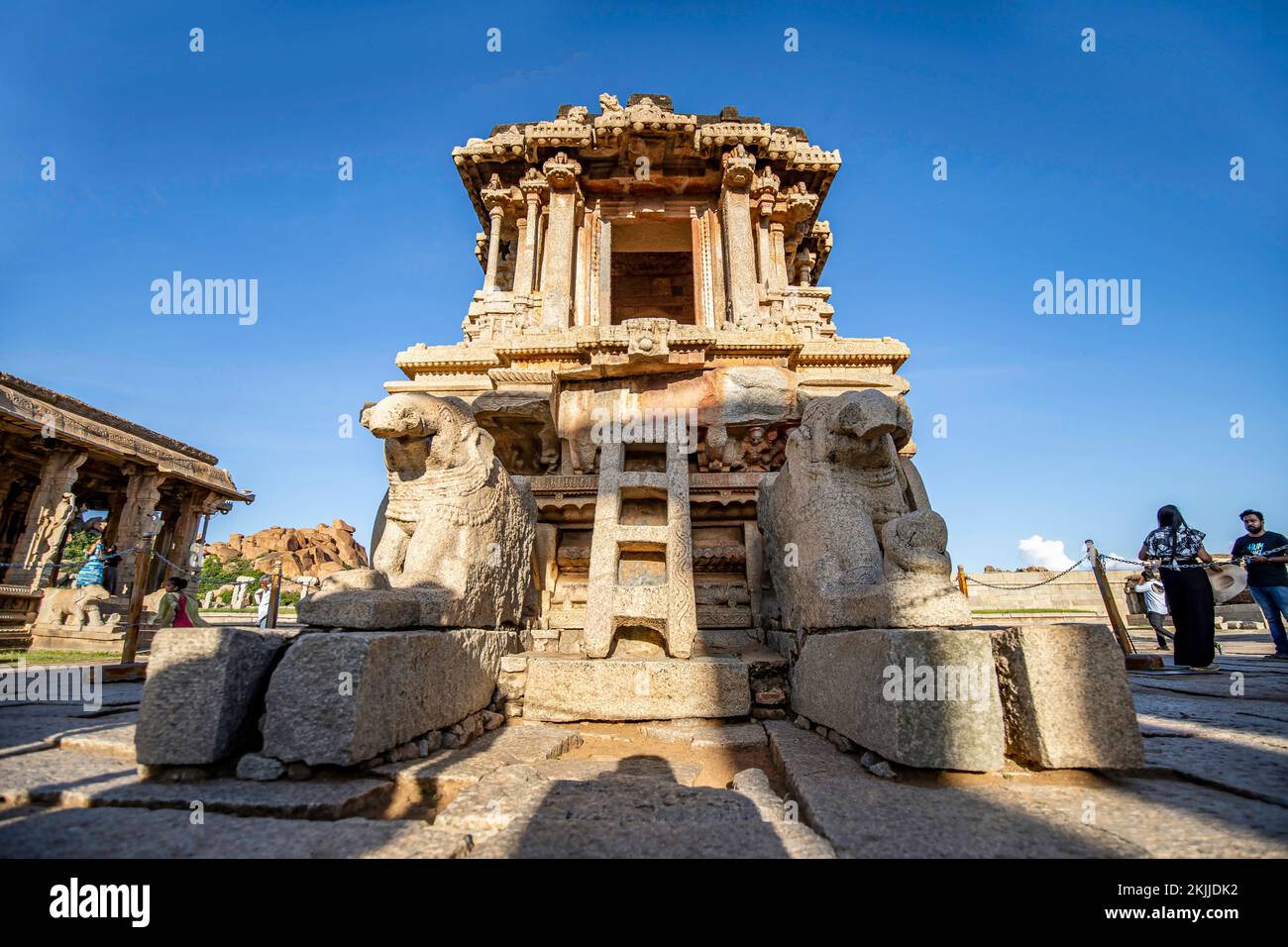 Karnataka’s tourism icon...The Stone Chariot, Hampi. Built by King ...