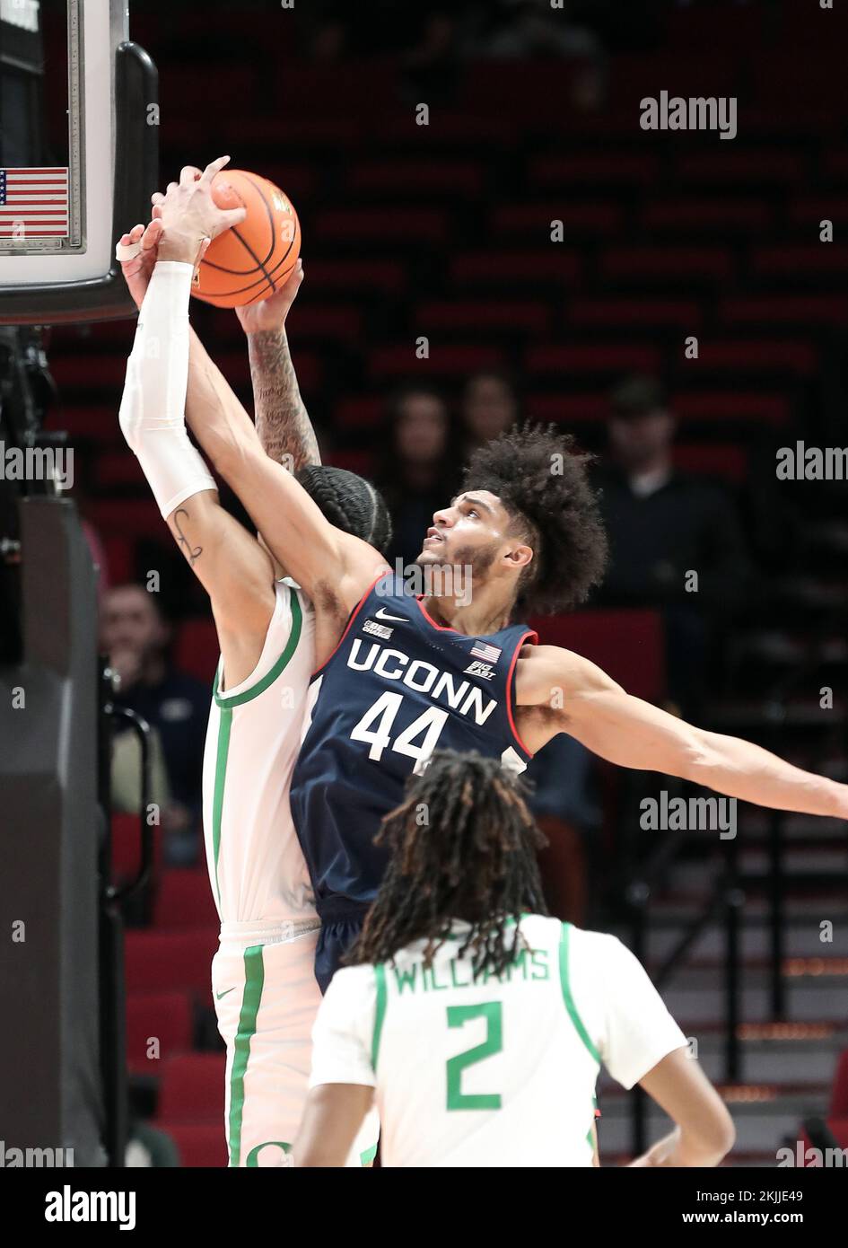 November 24, 2022: Connecticut Huskies guard Andre Jackson Jr. (44 ...