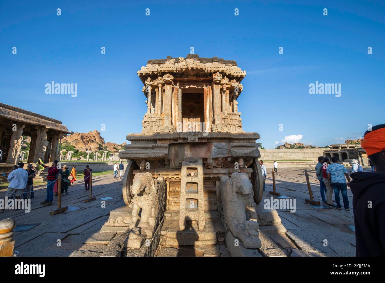 Karnataka’s tourism icon...The Stone Chariot, Hampi. Built by King ...