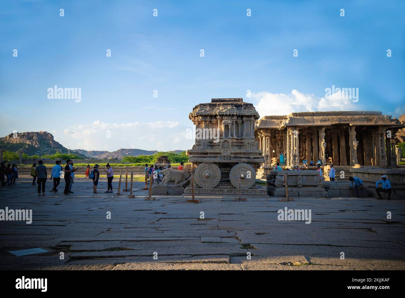 Karnataka’s tourism icon...The Stone Chariot, Hampi. Built by King ...