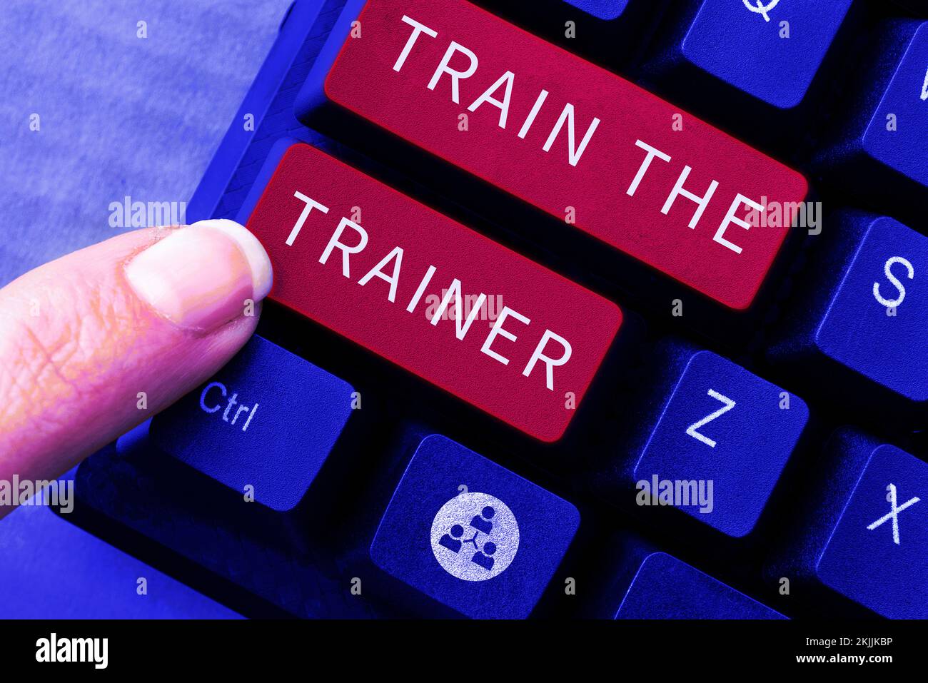 Inspiration showing sign Train The Trainer. Business showcase ...