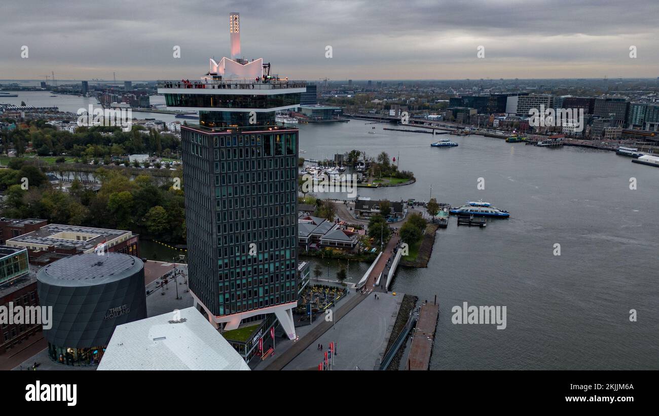 A'DAM tower observation deck in Amsterdam Stock Photo - Alamy