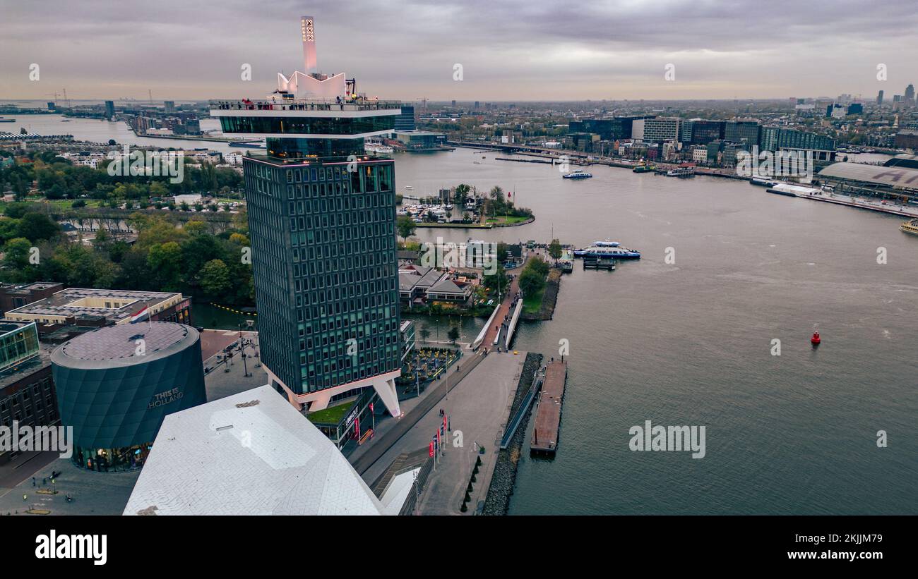 A'DAM tower observation deck in Amsterdam Stock Photo - Alamy