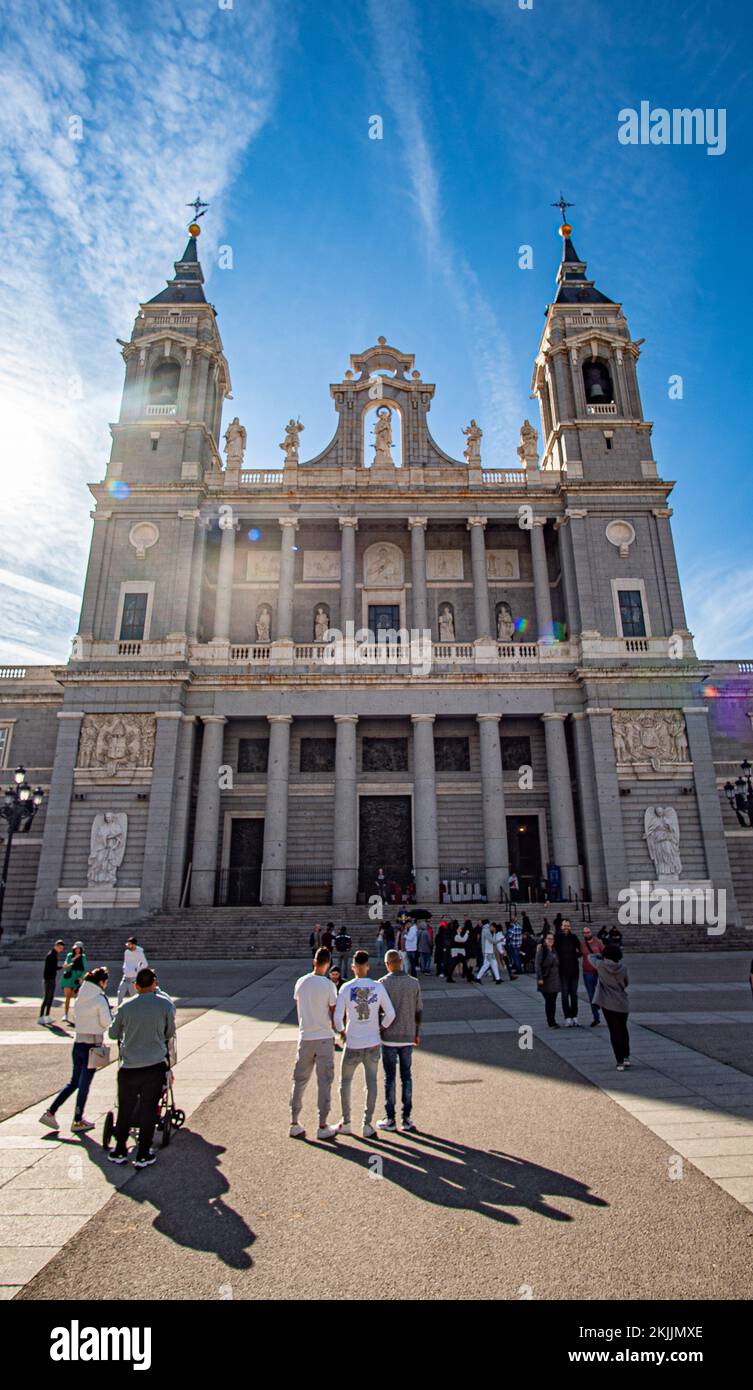 Almudena Cathedral Catholic church in Madrid Stock Photo - Alamy