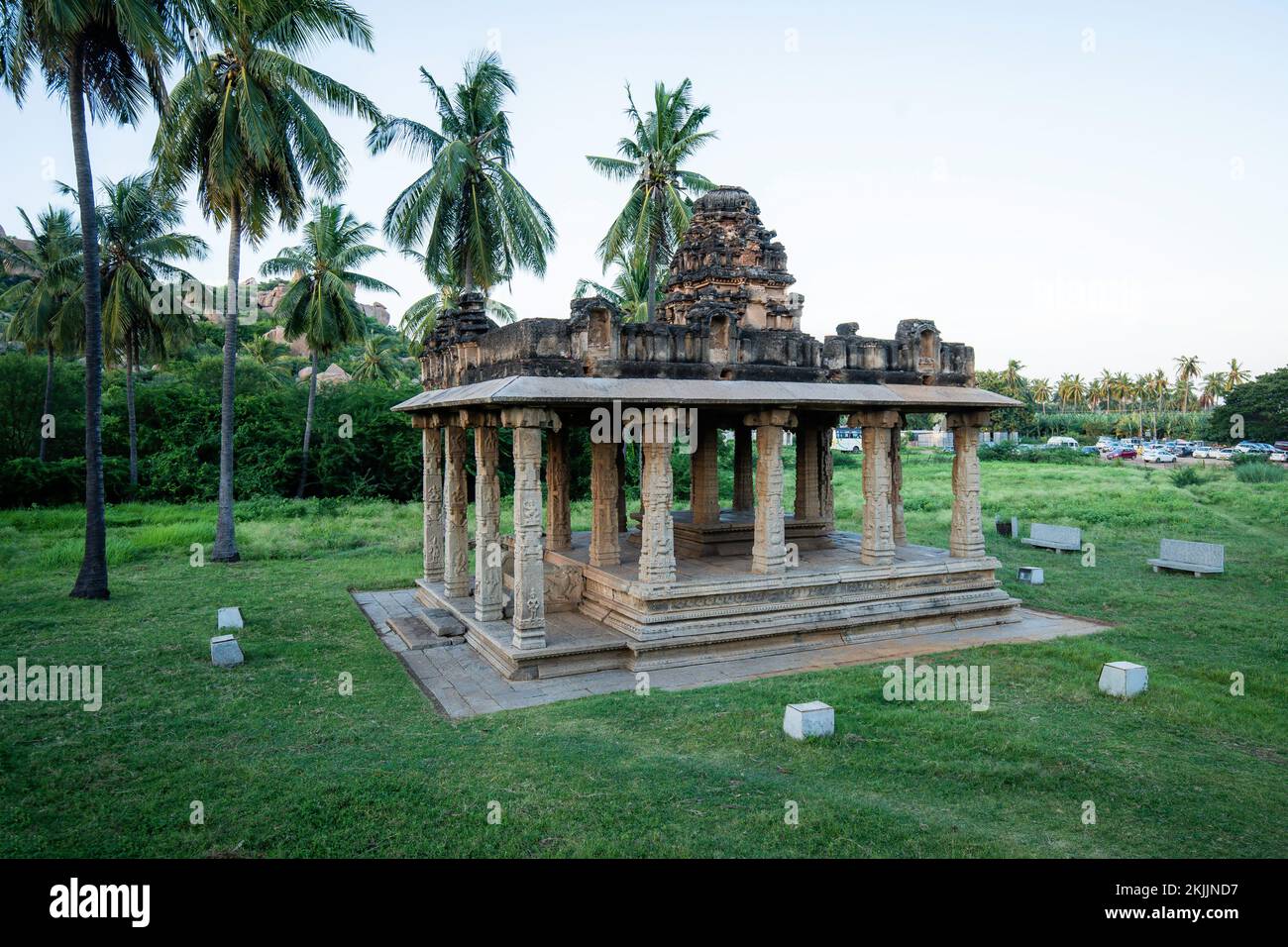 The royal enclosure in Hampi was the Vijayanagara kingdom, Karnataka ...