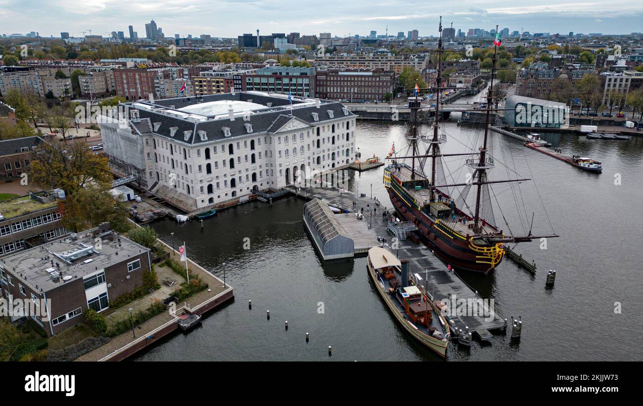 Amsterdam's historic National Maritime Museum Stock Photo - Alamy