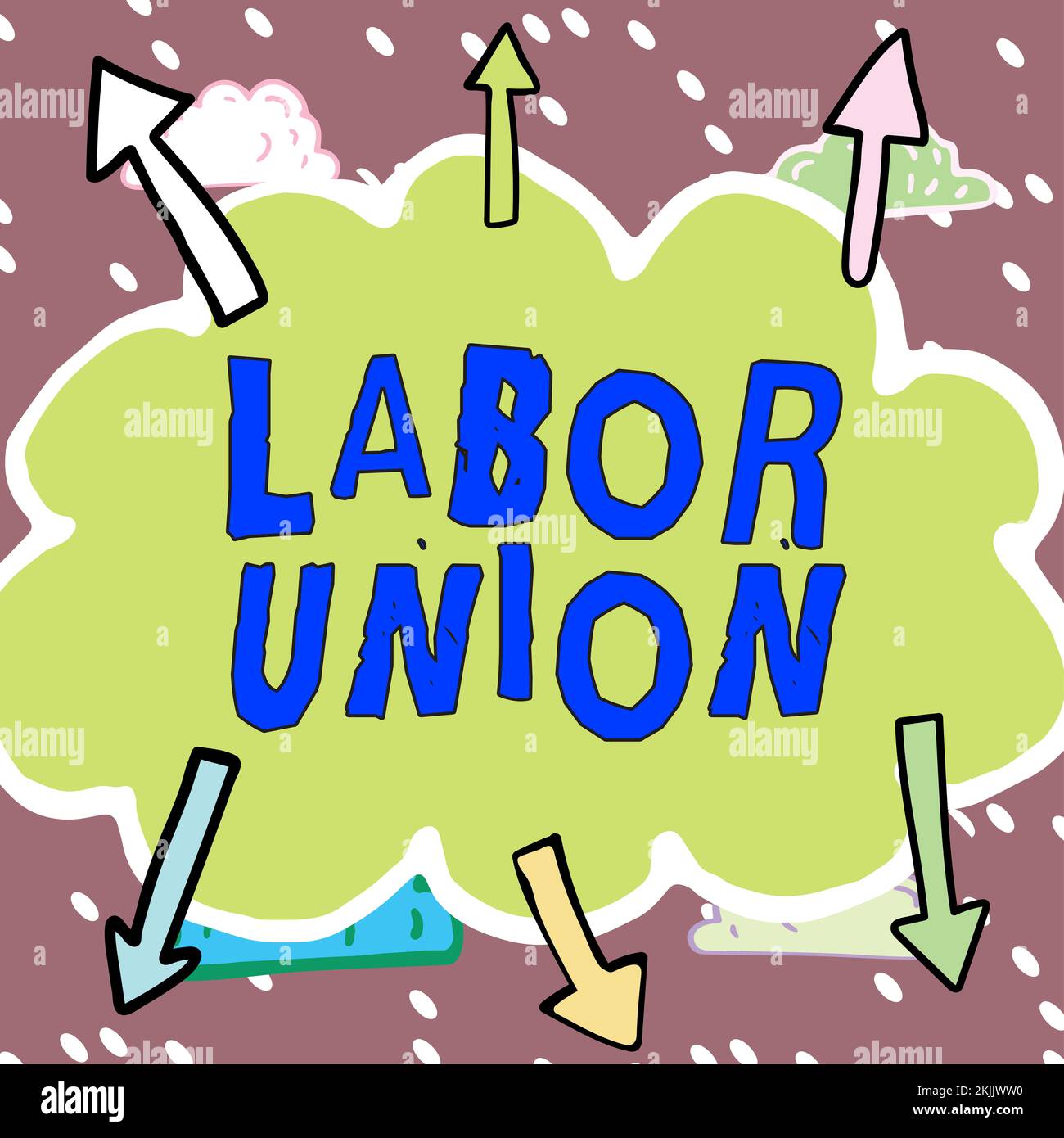 Hand writing sign Labor Union, Internet Concept rules relating to ...