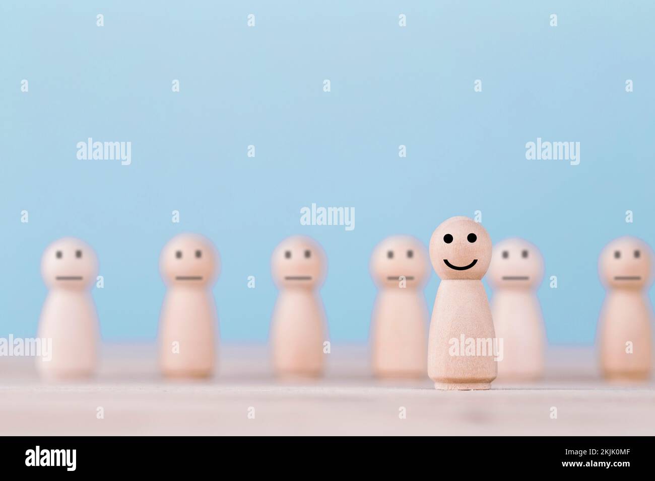 Smile emoticon icons face happy symbol on wooden human , Services and ...