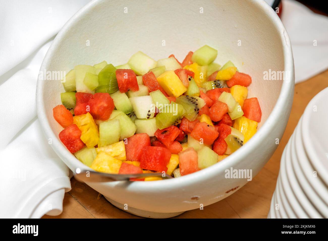 Mixed fruit salad bowl hi-res stock photography and images - Alamy