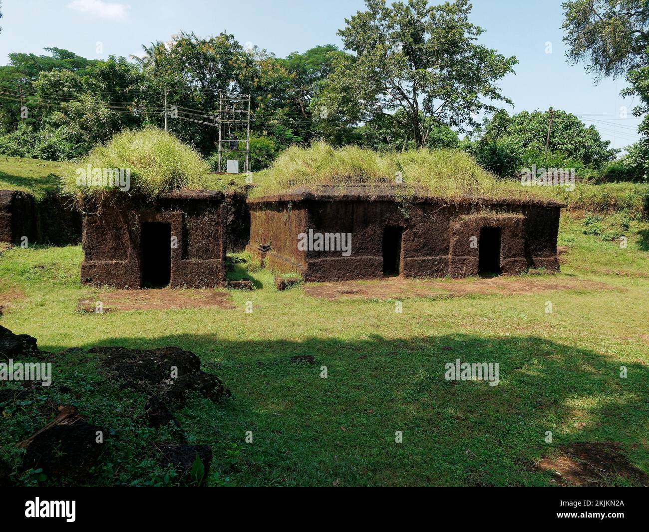 Caves at Khandepar monolithic laterite cut cave temple complex of 11 th ...