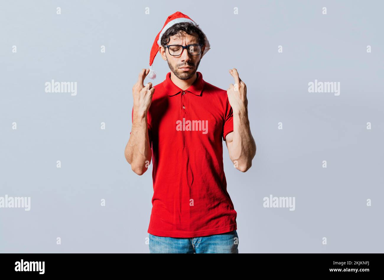 Hopeful handsome guy in hi-res stock photography and images - Alamy