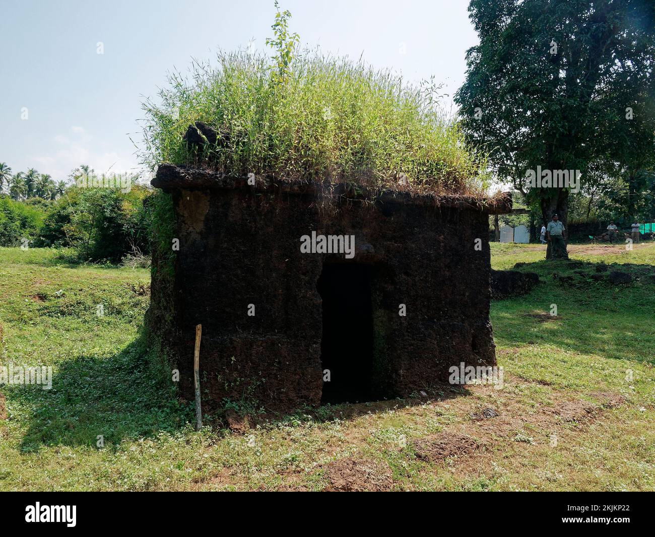 Caves at Khandepar monolithic laterite cut cave temple complex of 11 th ...