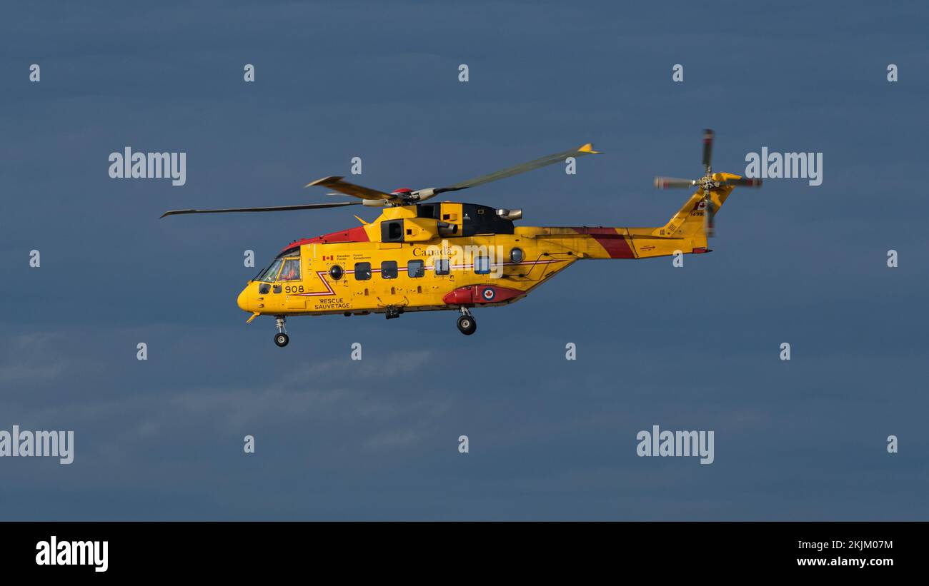 Richmond, British Columbia, Canada. 24th Nov, 2022. A Royal Canadian Air Force search and rescue ...