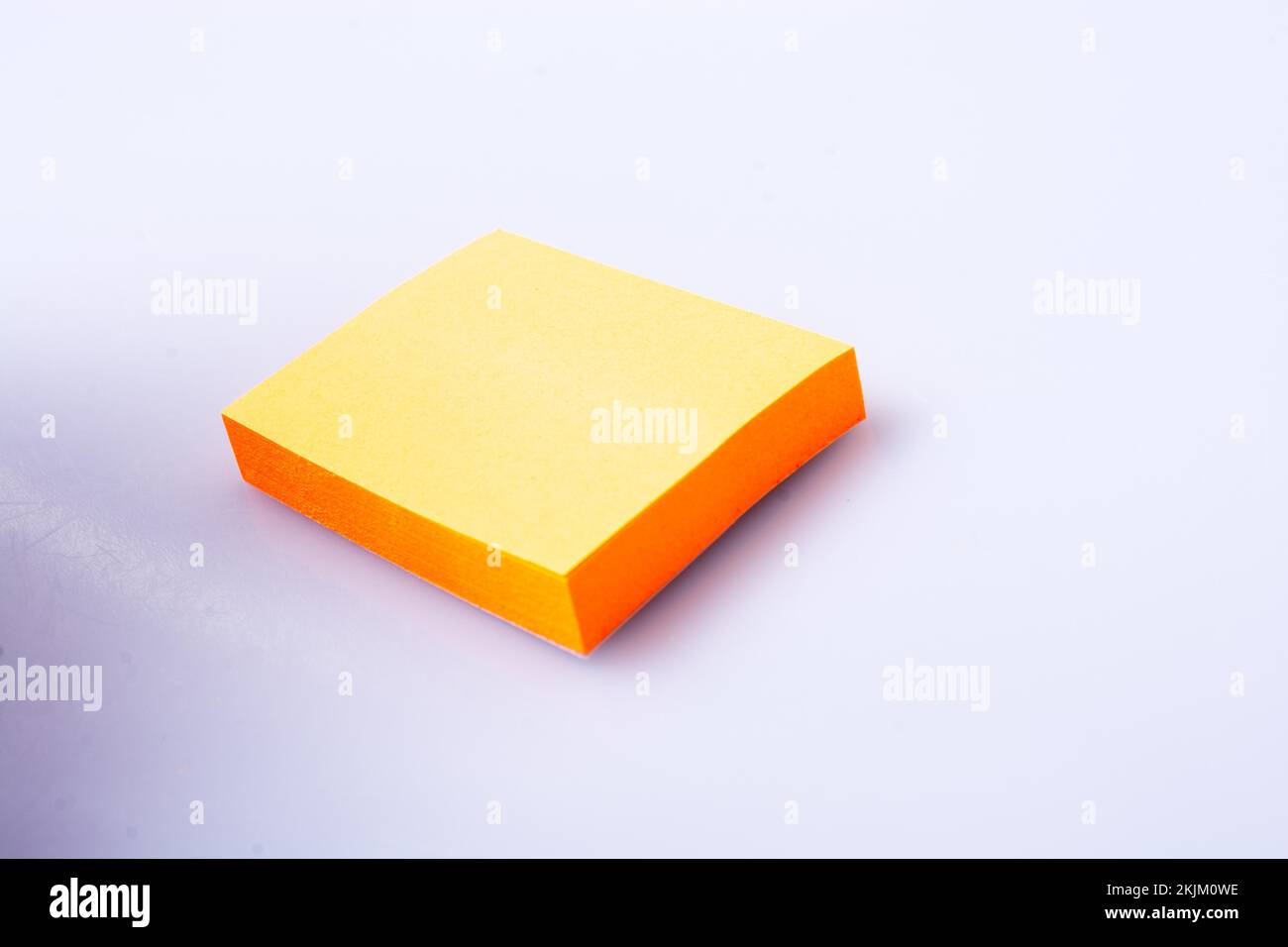 Post note sticker for taking notes on a white background Stock Photo ...